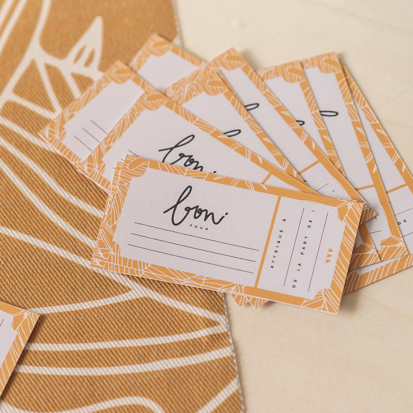 Planche de 12 “Bon pour” — à imprimer